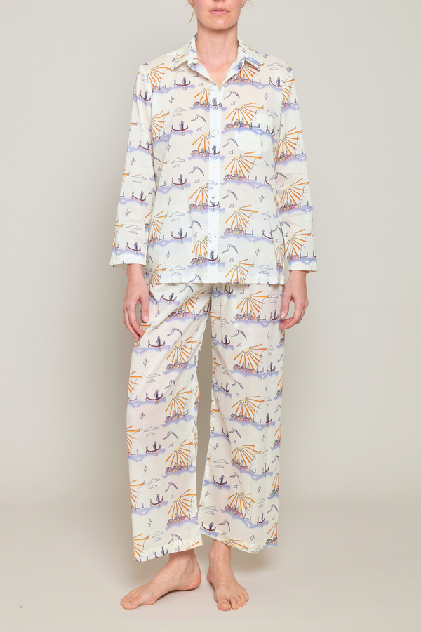 Stylish, soft cotton pajamas, robes and loungewear for women